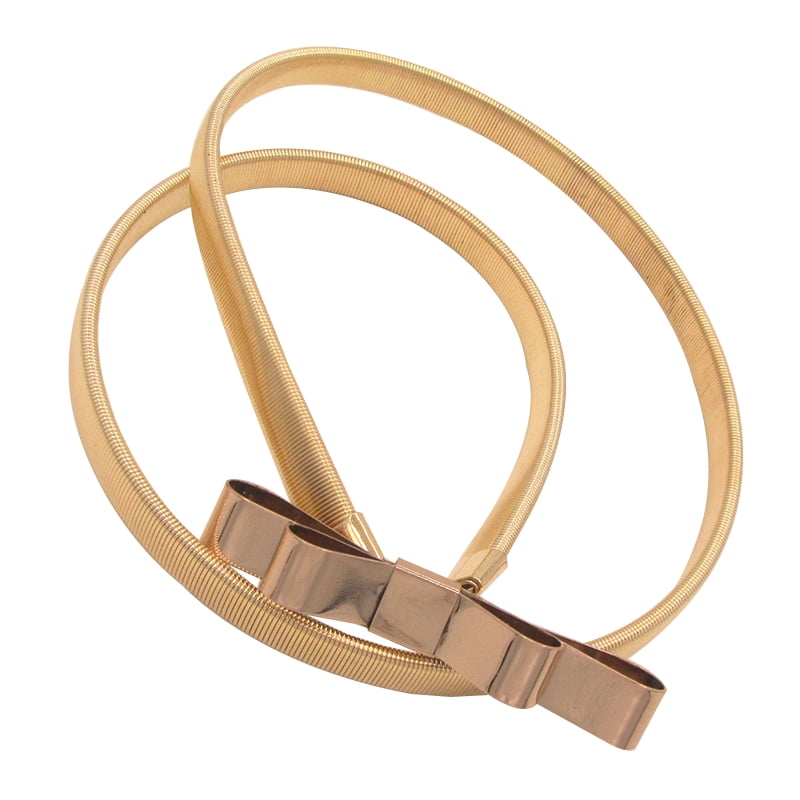 Click here for Coofit Bowknot Waist Belt Elastic Alloy Creative C... prices