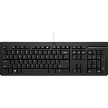 HP KU-1156 Wired USB Desktop Keyboard for Computer, Laptop, PC - Black ...