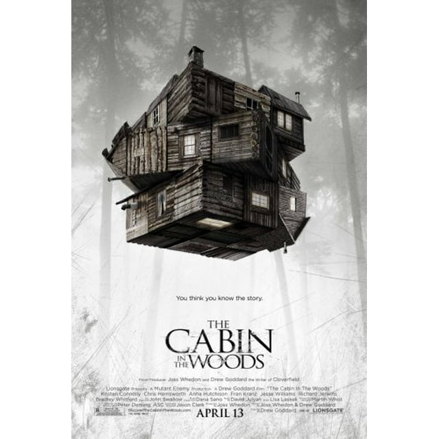 Cabin In The Woods Movie Poster 24x36 Art Poster 24x36 Multi-Color ...