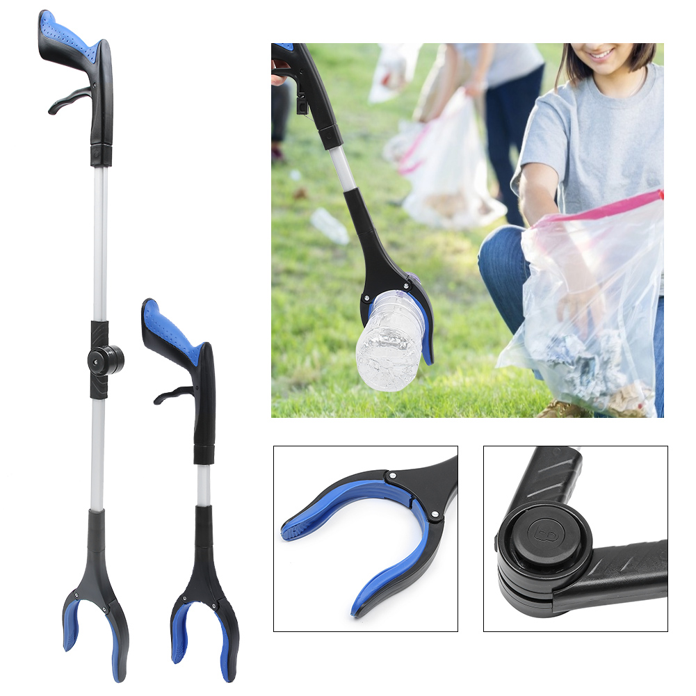 Fyydes Reacher,2pcs Multi-Function Grabber Reacher Folding Adjustable ...