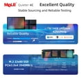MeLE Quieter4C Fanless Mini PC, Intel N100 CPU, Compact Micro Desktop ...