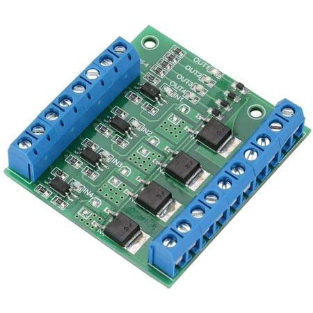 PWM 4-Channel PLC Amplifier Circuit Board MOS FET Module Driver 3-20V ...