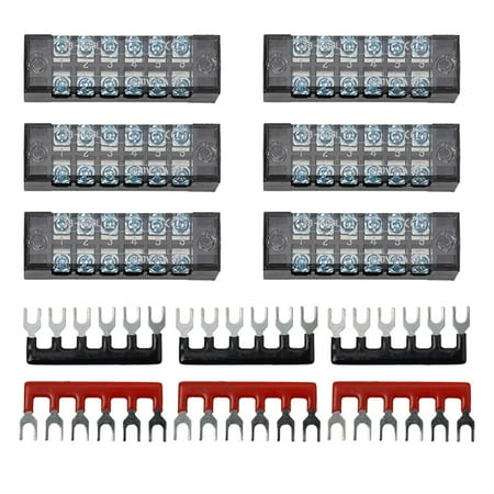 MYG Screw Terminal Blocks Set with terminal strips 600V/15A | Walmart ...