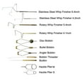Axioma 11Pcs The Most Useful Fly Tying Tools Combo Kit Gift Stainless ...