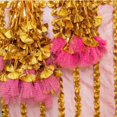 Desi Favors Gota Décor Hangings - Gota with Net Fabric - Gold/Pink ...