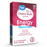 Great Value Energy Cherry Slush Drink Mix, 0.11 oz, 10 Count - Walmart.com