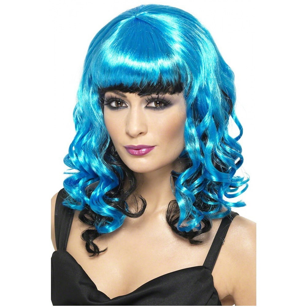 Tainted Garden Stricken Angel Wig Adult Costume Accessory Blue ...