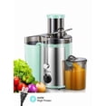 Juicer Machine 500W，3" Wide Mouth Centrifugal Extractor Stainless Steel ...