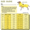 MAMORE Waterproof Dog Raincoat with Reflective Strip Leash Hole ...