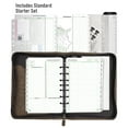 Day-Timer Distressed Simulated Leather Starter Set Planner Cover, 5.5 x ...