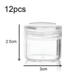 XIBUFE 2026 New Empty Clear Plastic Bead Storage Container Jar with ...