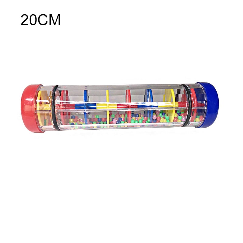 Rainbow Hourglasses Rainmaker Rain Stick Raindrop Sound Musical Toy for ...