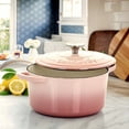 Crock-Pot Artisan 2 Piece 5 Quarts Enamled Cast Iron Dutch Oven in ...