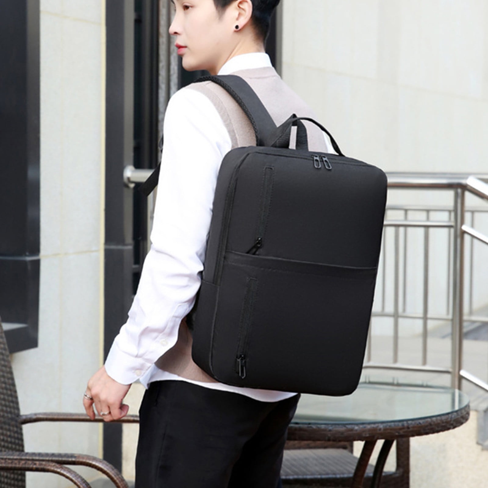 Vikakiooze Laptop Backpack, Business Slim Durable Laptops Backpack With ...