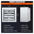24" Wall Mounted Exhaust Fan,Greenhouse Exhaust fan with Automatic ...