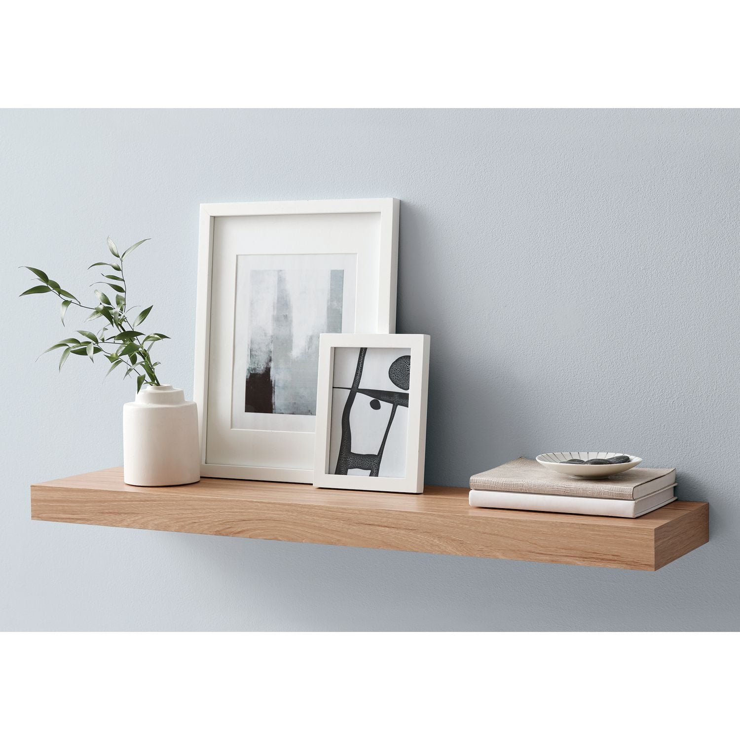 Hometrends 35 inch Floating Honey Shelf, 35 in Honey Floating Shelf ...