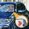 Dailycode Foldable Car Windshield Sun Shade Front Window Visor Blocks ...