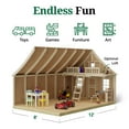 Little Cottage Co. 10x12 Gingerbread Cottage Playhouse with Floor, Deck ...