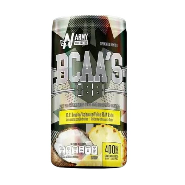 BCAAS ARMY NUTRITION 40 SERV PIÑA COLADA ARMY NUTRITION Bcaa´s Army ...