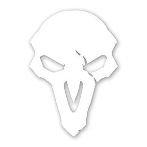Sticker - Overwatch - Reaper Logo Window Die Cut Vinyl Decal 4x5" j7836 ...
