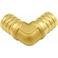 2 Pack 5/8 Inch Hose Barb 90 Degree L Right Angle Elbow Union Brass ...