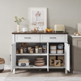 Onbrill 48 inch Buffet Cabinet with Storage, Farmhouse Sideboard with ...