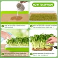 10Pcs Hemp Mats for Growing Microgreens, Jute Fiber Grow Mat Hydroponic ...