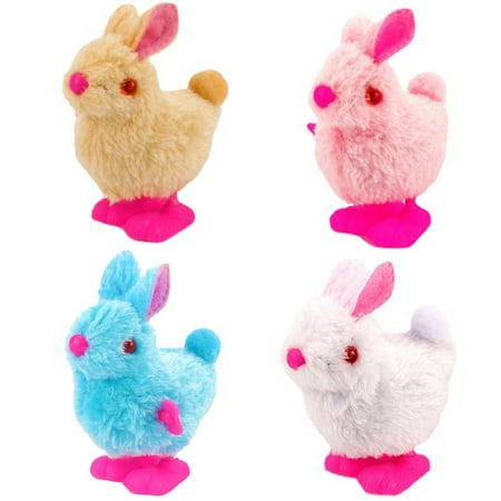 Plush Bunny Chick Clockwork Cartoon Colorful Jumping Bunny Jumping ...