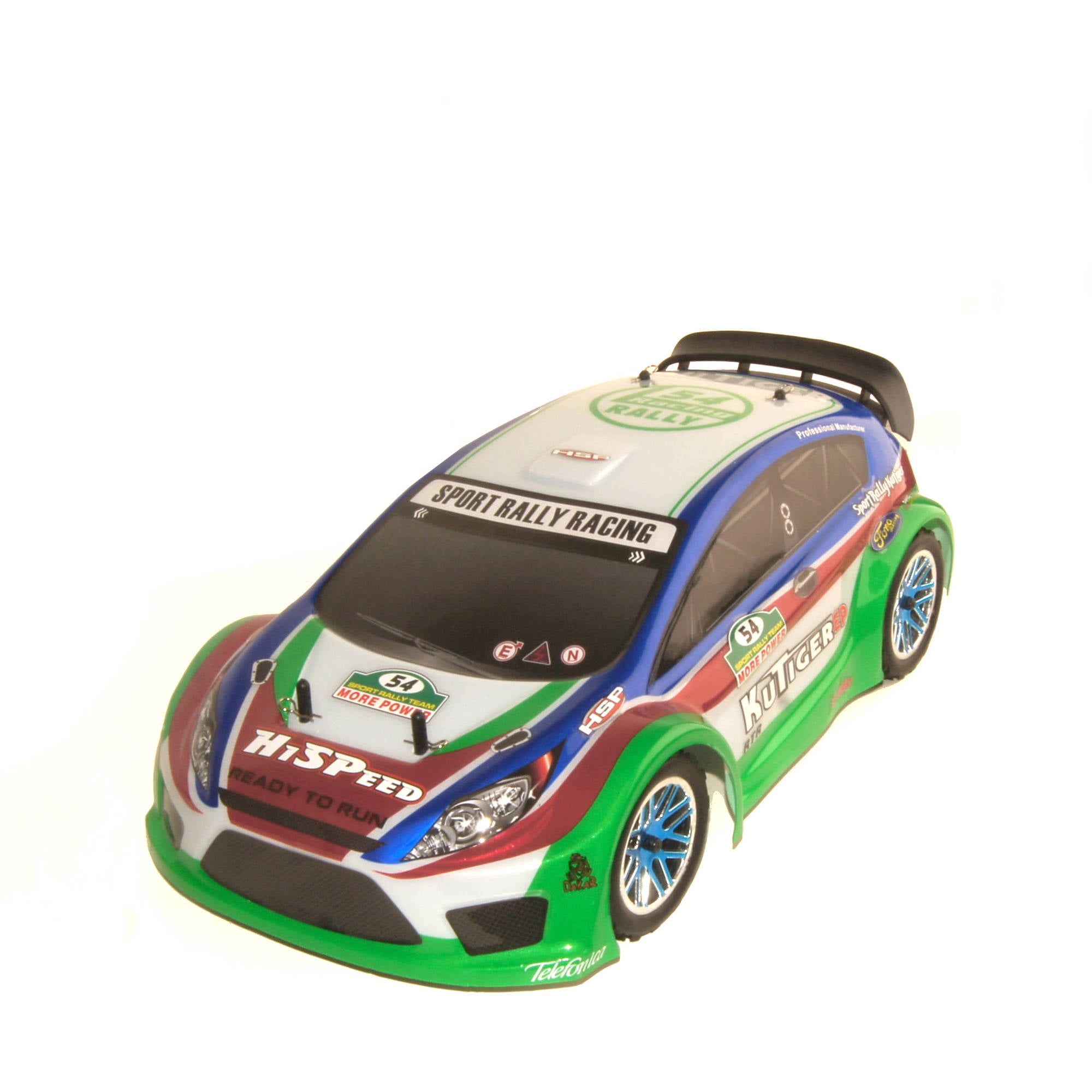 1:10 Scale RCC94177BLUE Nitro Powered Rally Car - Walmart.com