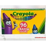 Crayola 96ct Assorted Color Crayons, Flip-Top with Built-in Sharpener ...