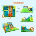 JOYLDIAS Kids Inflatable Water Slide, Bounce House Castle with 2 Slides ...