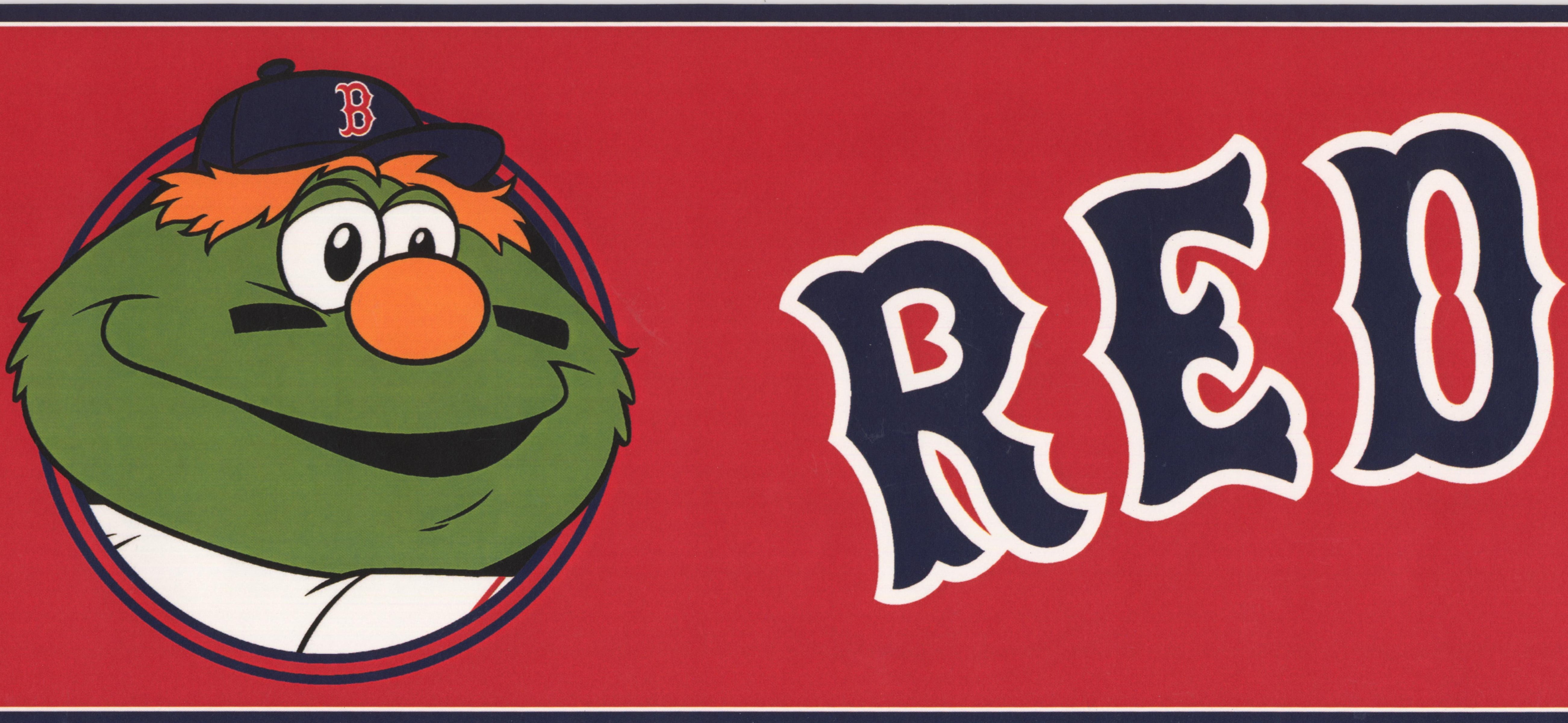 Boston Red Sox MLB Baseball Team Fan Sports Wallpaper Border Modern ...