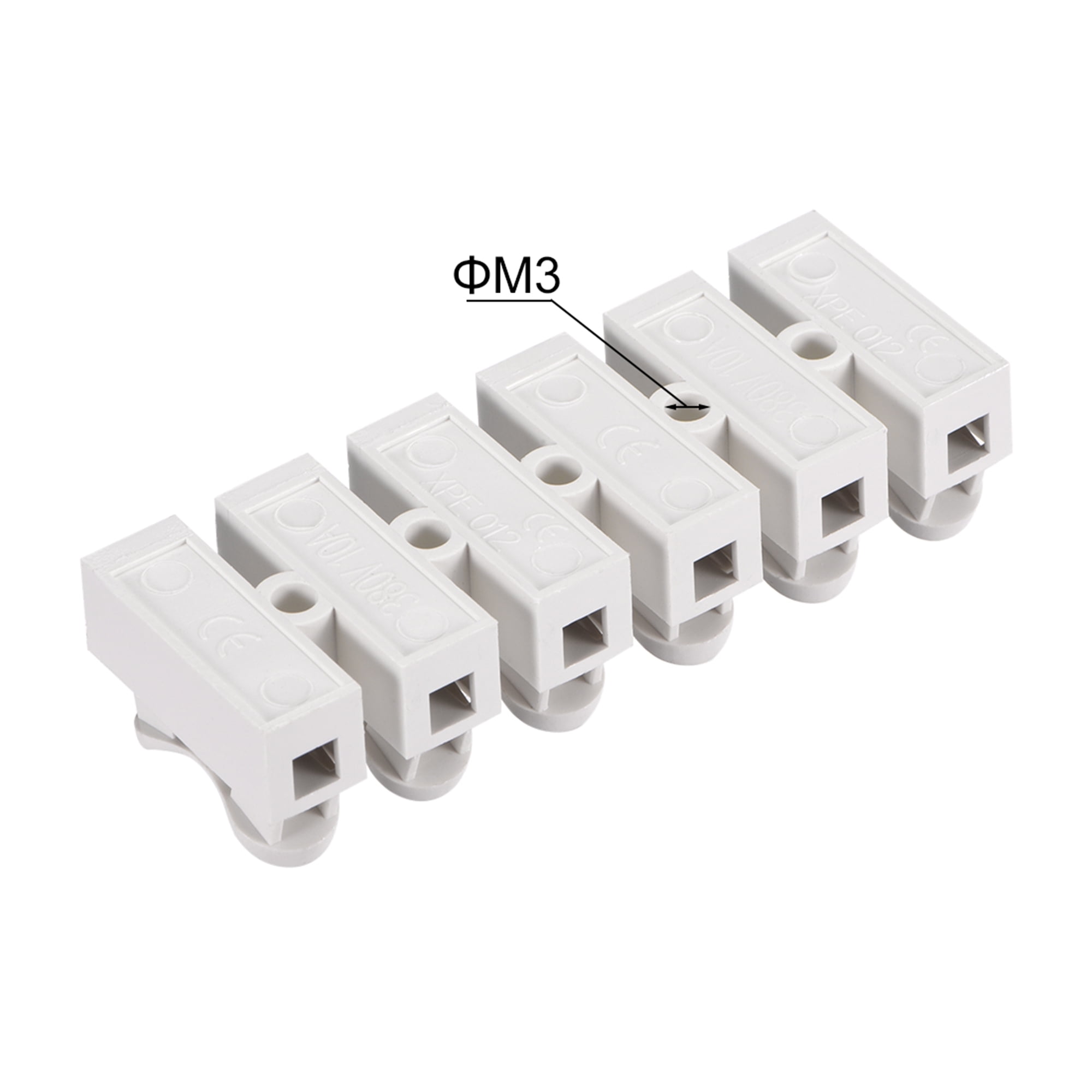Spring Wire Connectors, Quick Connector Terminal Block, 6 Position ...