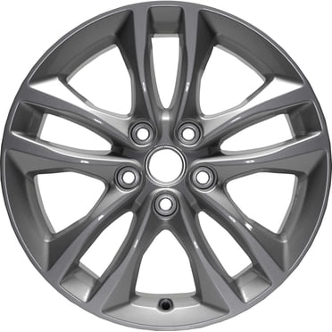 Aluminum Wheel Rim 18 inch for Chevy Malibu 16-18 5 Lug Black - Walmart.com