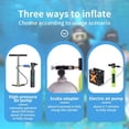 Mini Scuba Tank with Full Face Mask, 0.5L Portable Lung Tank Sub Mask ...