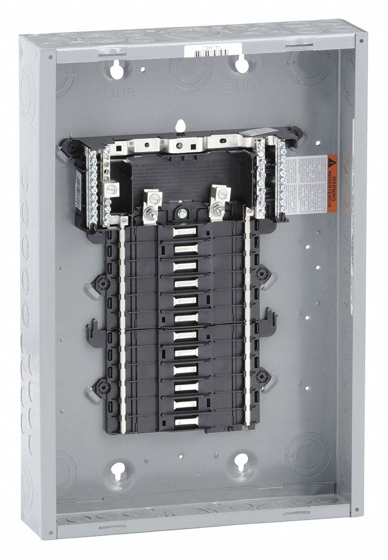 Square D Load Center,125A,Lug,1 Phase,24 Spaces QO124L125PG - Walmart.com