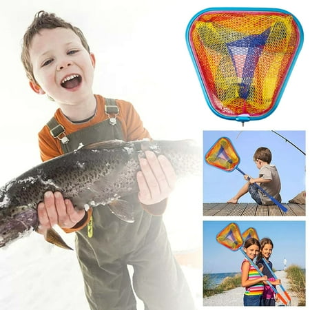Folding Fishing Net Foldable Fish Landing Net Mesh for Easy Fish Catch ...