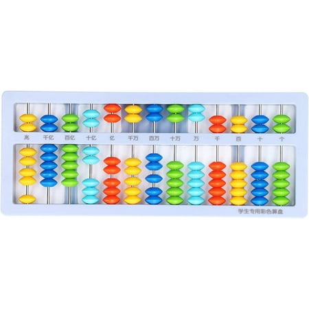 Abacus for Kids, Elementary School Abacus 13 Grades 7 Beads Mental ...