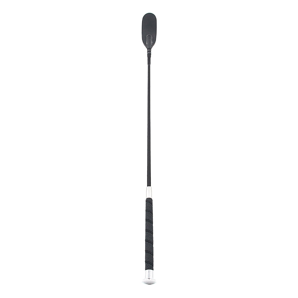 New Black Riding Crop PVC Shaft Leather Equestrian Horse - Walmart.com