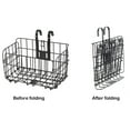 Vikakiooze Bike Basket Wire Mesh Fold-Up Bicycle Front Handlebar ...