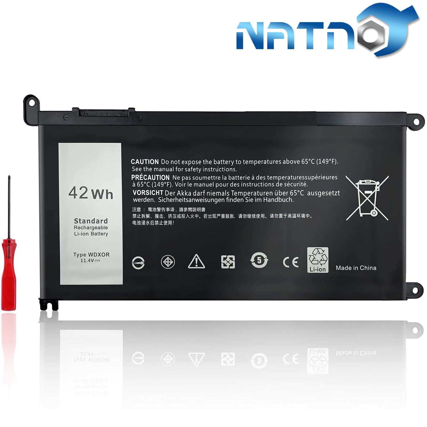 WDX0R Laptop Battery For Dell Inspiron 13 5000 13 7000 15 5000 15 7000 wdx0r-laptop-battery-for-dell-inspiron-13-5000-13-7000-15-5000-15-7000