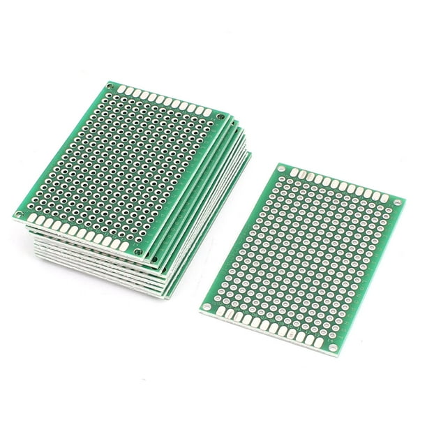 12Pcs Double-Side Prototype Solderable Paper Universal PCB Board 4x6cm ...