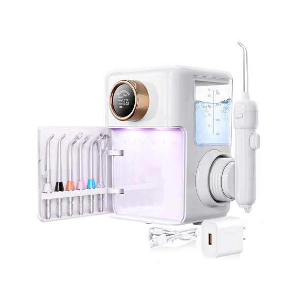 Water Dental Flosser Cordless Teeth Pick: COSLUS 900ML Portable Oral ...