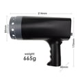 Digital Handheld Stroboscope Xenon Lamp Flash Type Meter 50-12,000 FPM ...