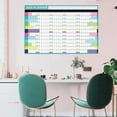 2026 Large 12-Month Wall Calendar with Stickers, Academic Year Planner ...