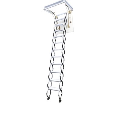 INTSUPERMAI Ceiling Hidden Stairs Telescopic Hatch Ladder Carbon Steel ...