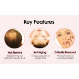 Dermanex Derma Roller Hair & Beard Growth - 0.25mm Microneedling Roller ...