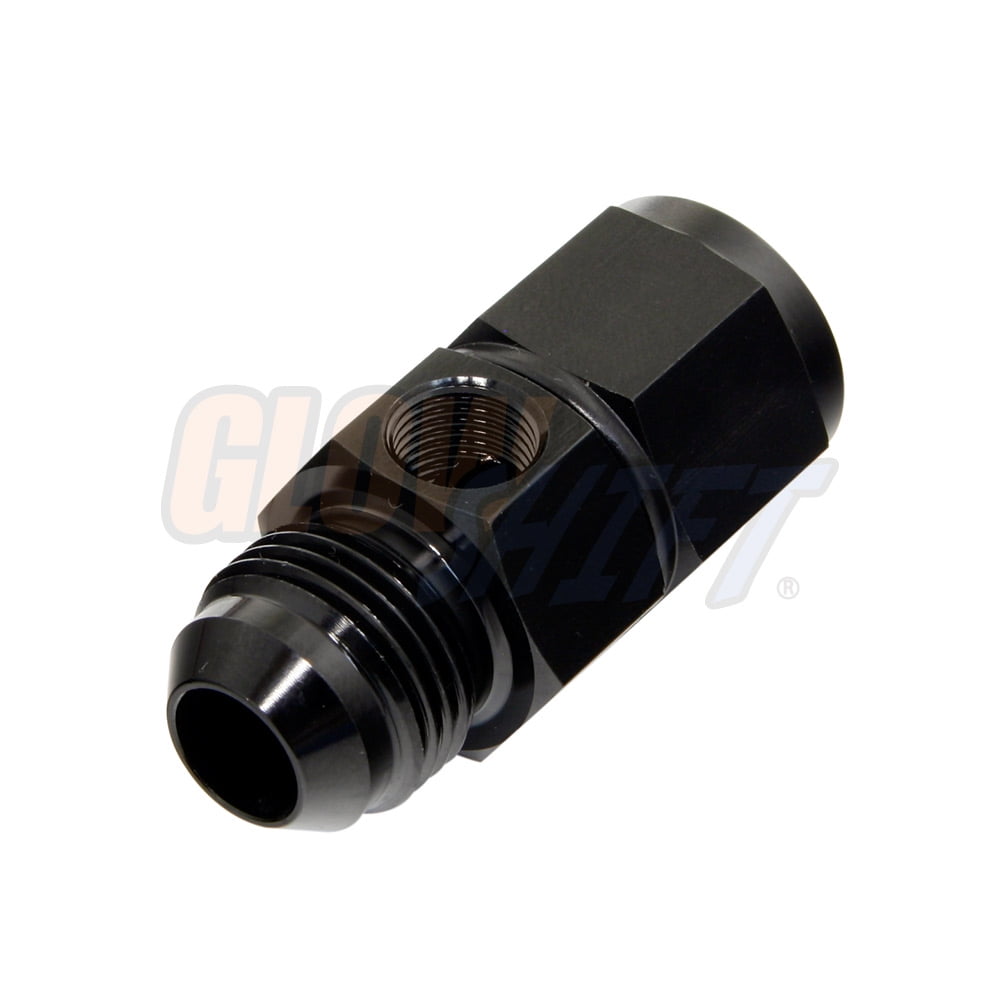GlowShift -8 AN Male to -8 AN Female Fuel Pressure Sensor Thread ...