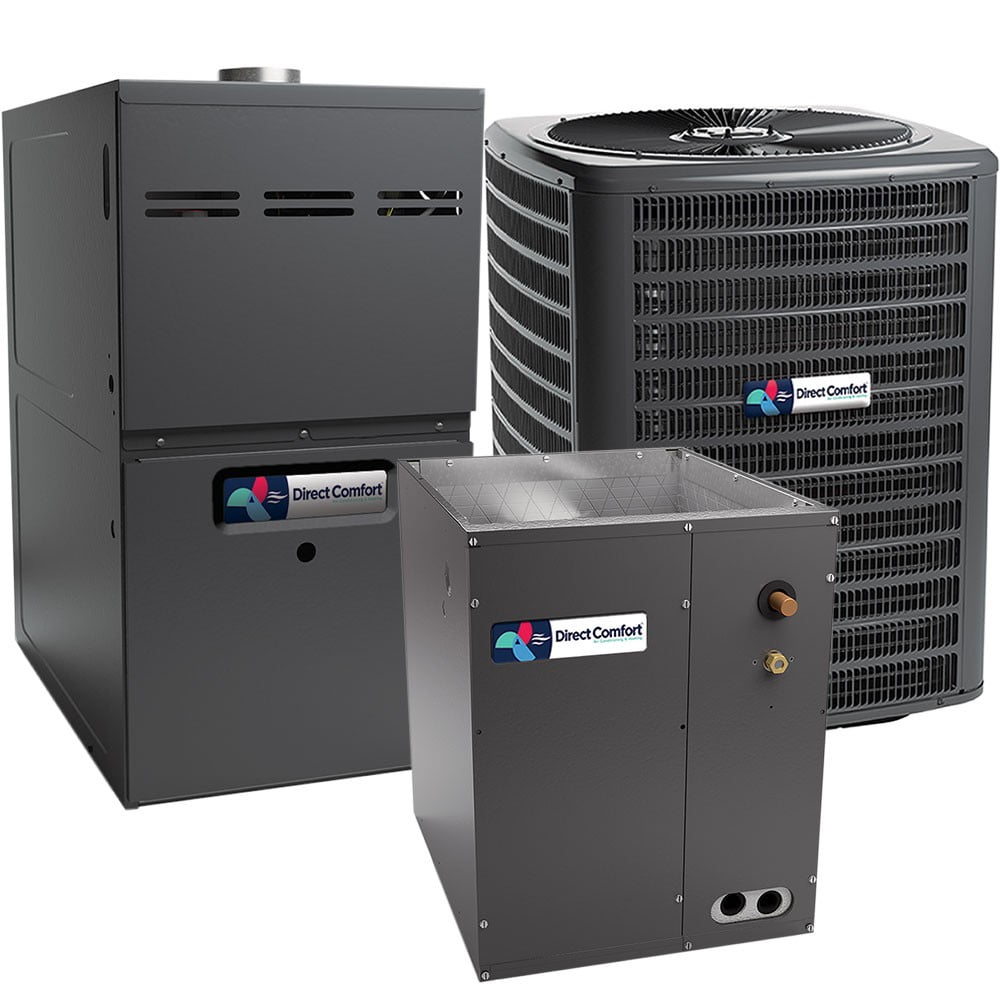 Direct Comfort 14.5 SEER 5.0 TON complete split air conditioning system ...