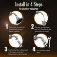 High Sierra Showerheads® Solid Metal Low Flow 1 5 Gpm Shower Head